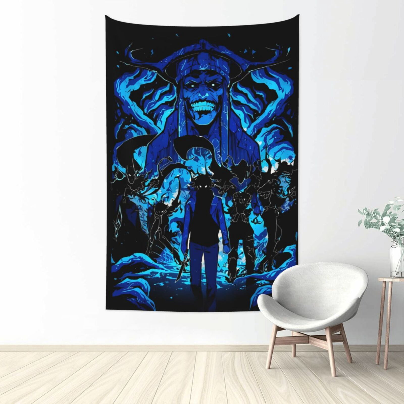 Solo Leveling Sung Jinwoo Tapestry Wall Hanging Home Decoration Wall ...