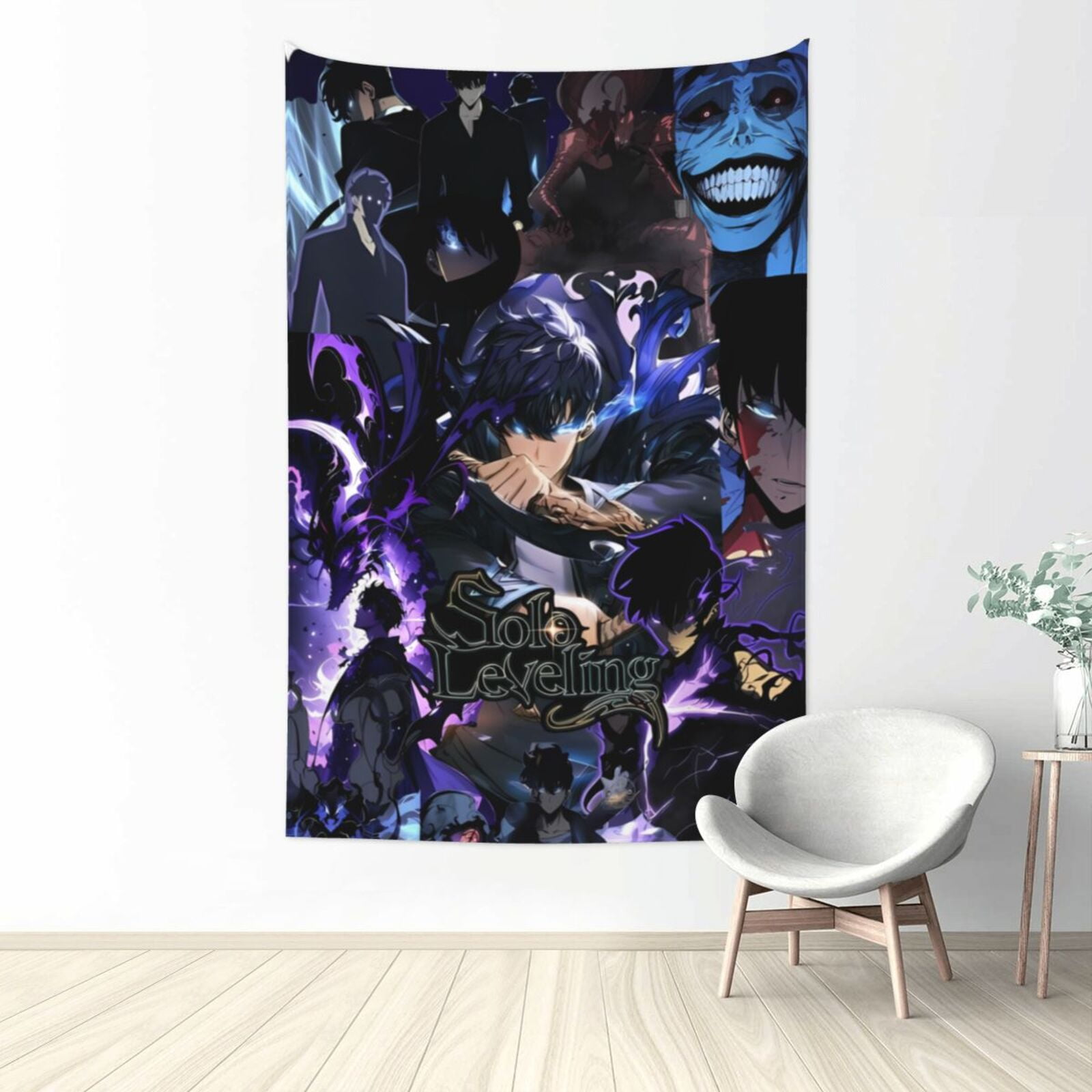 Solo Leveling Sung Jinwoo Tapestry Wall Hanging Home Decoration Wall ...