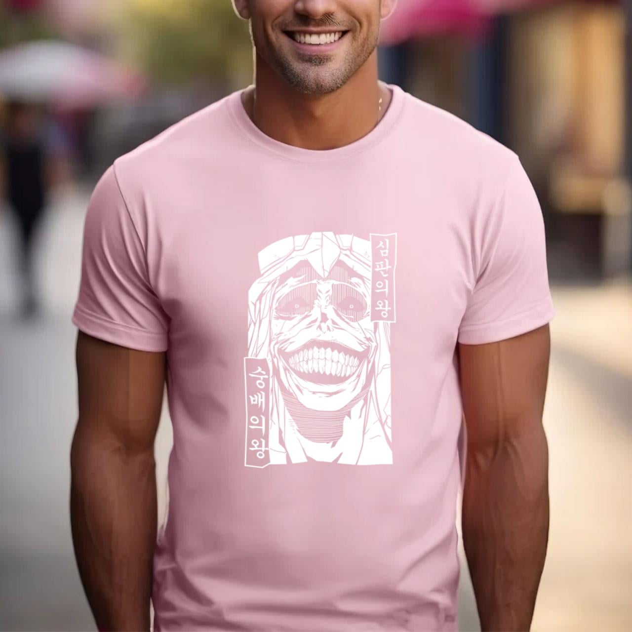 Solo Leveling T-Shirt, Anime Shirt, Statue of God, Fire Style, Graphic ...