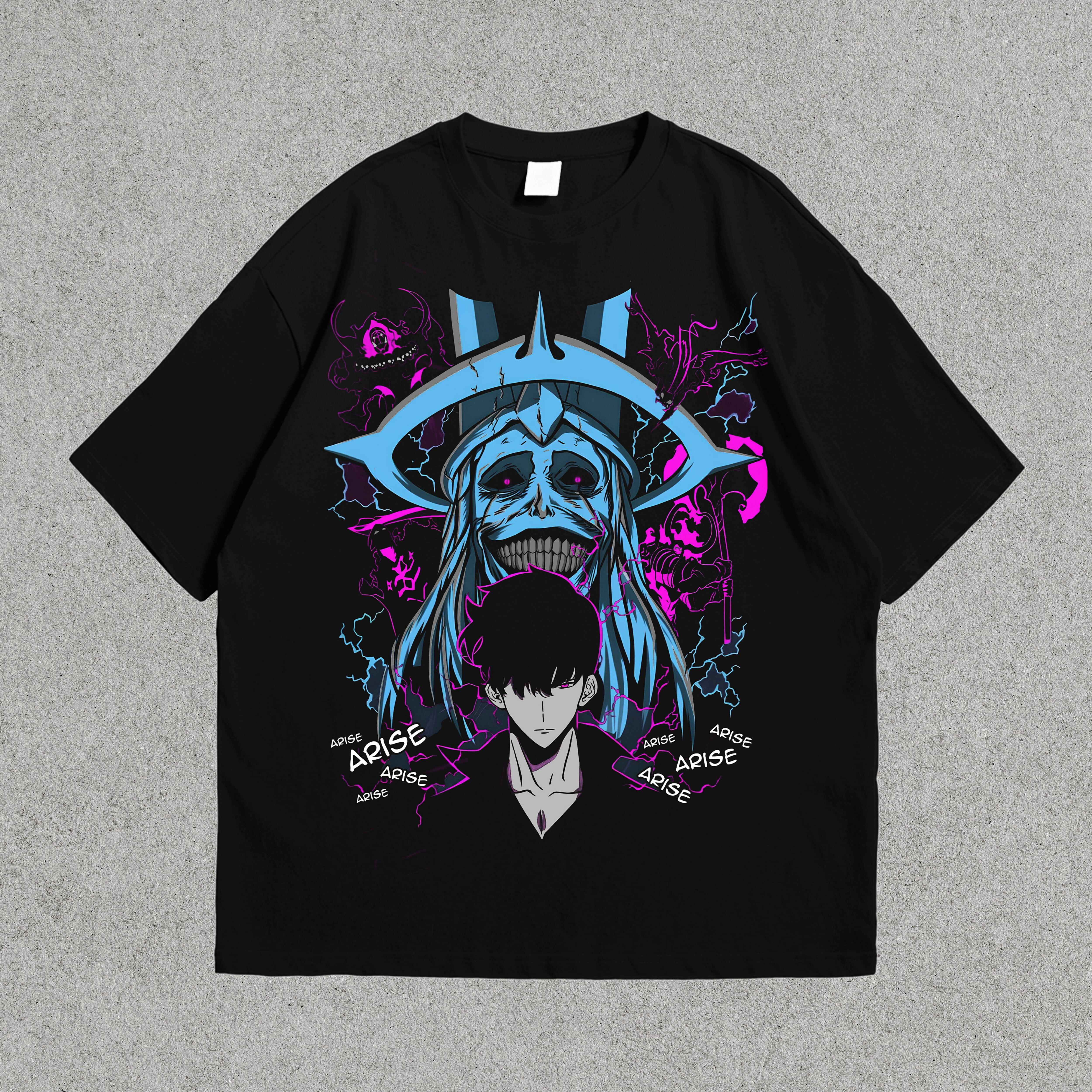 Solo Leveling T-Shirt - Anime Shirt - Webtoon Tee - Smiling Statue ...