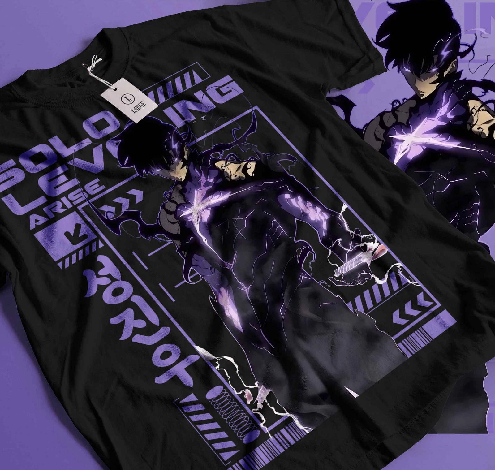 Solo Leveling T-Shirt Sung Jinwoo Liu Zhigang Anime Jonas Reiji shirt ...