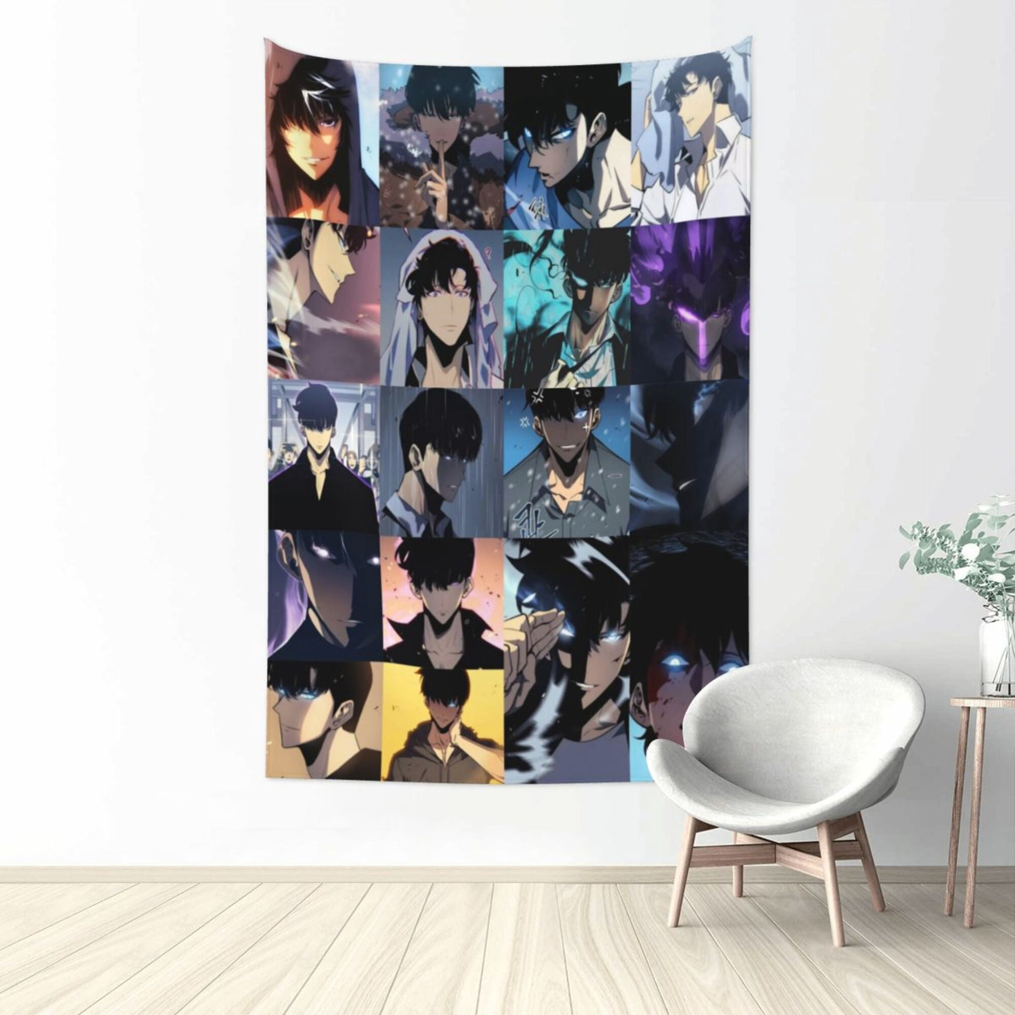 Solo Leveling Tapestry, Large Wall Hanging Art Tapestries for Living ...