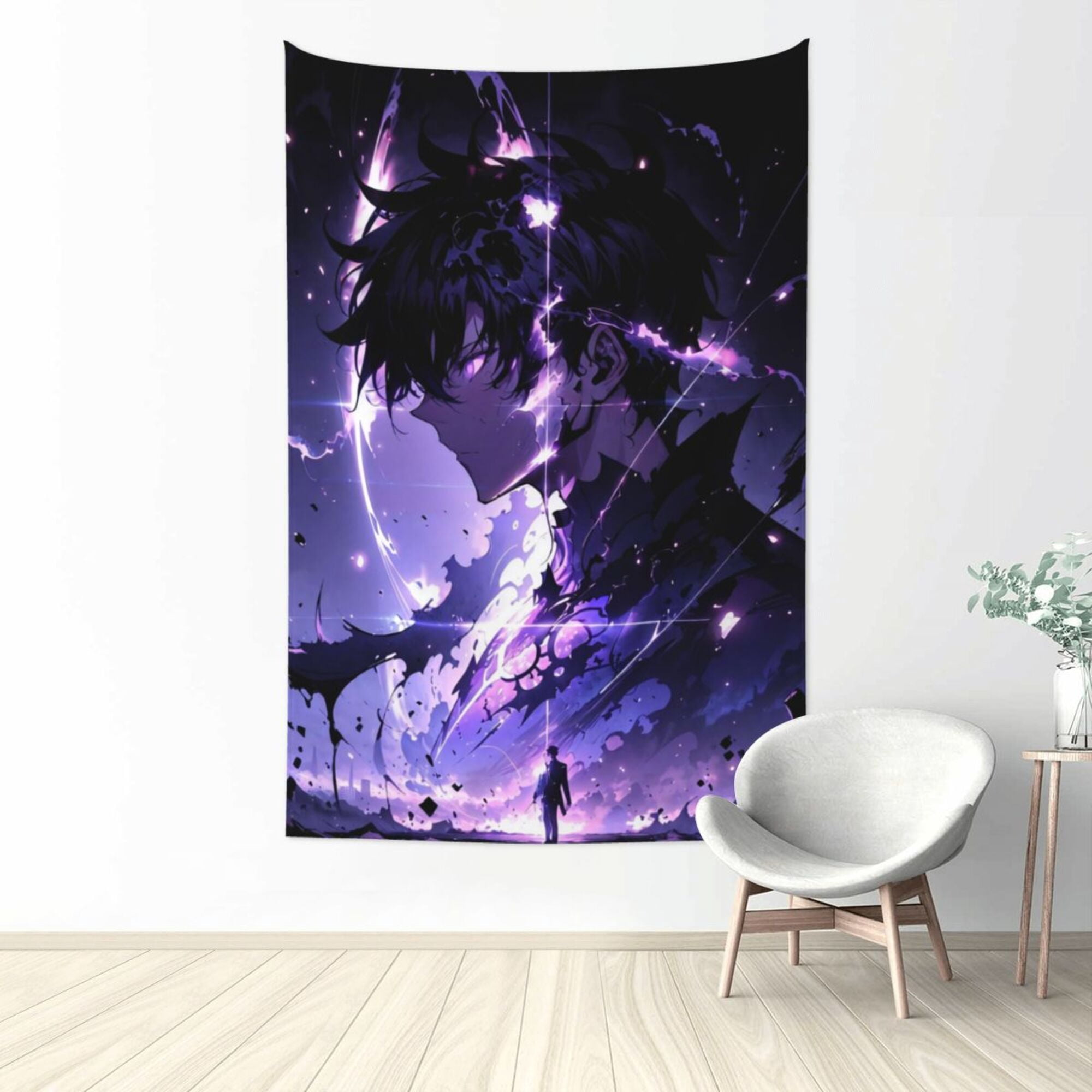 Solo Leveling Tapestry, Large Wall Hanging Art Tapestries for Living ...