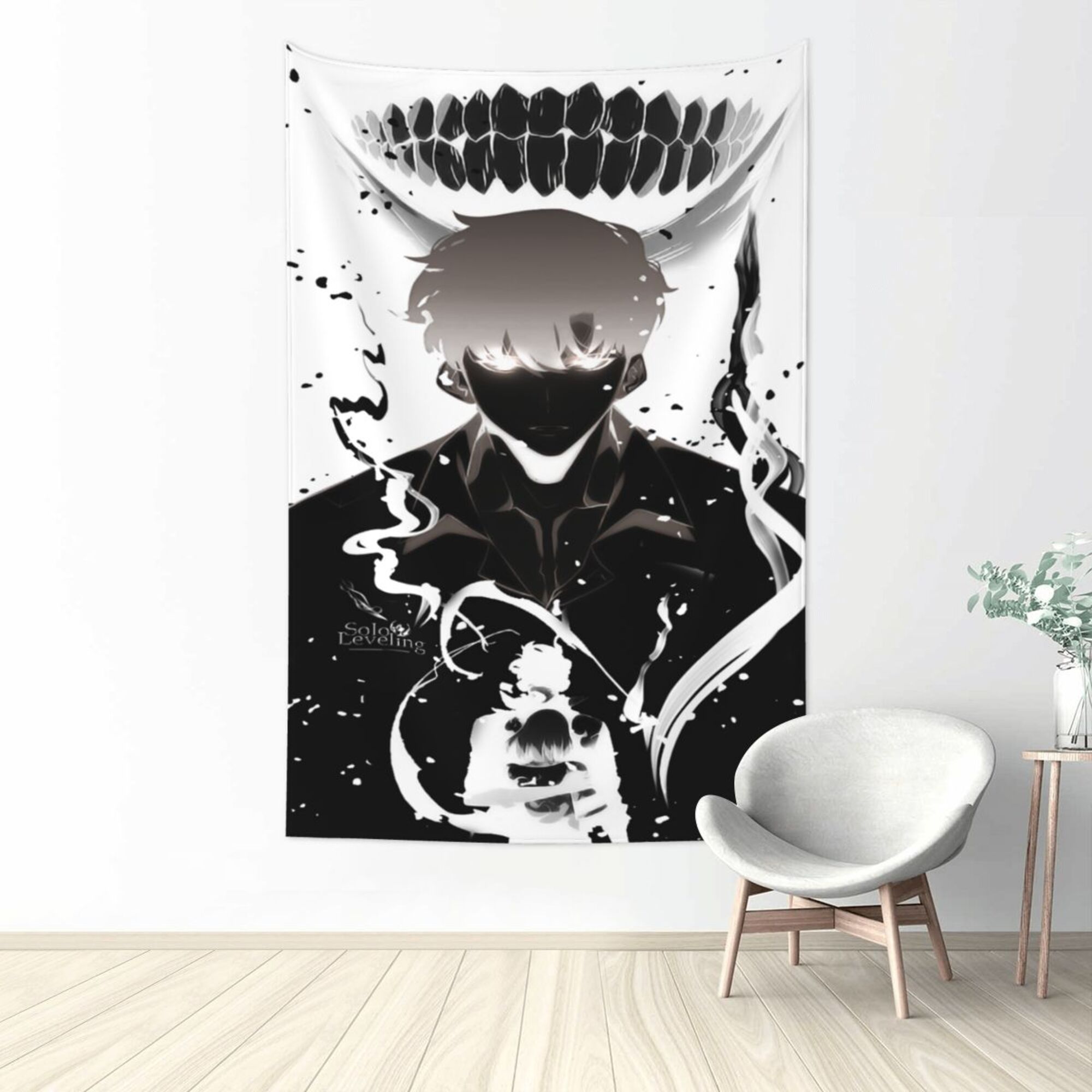 Solo Leveling Tapestry, Large Wall Hanging Art Tapestries for Living ...