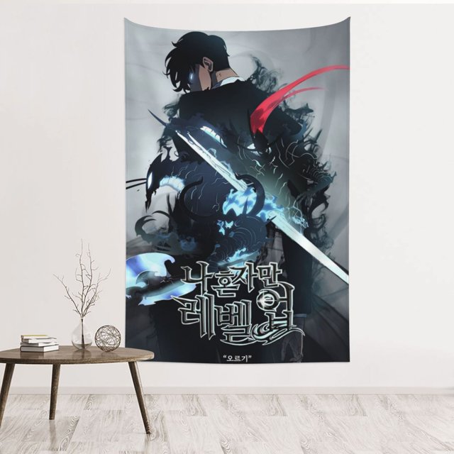 Solo Leveling Tapestry Wall Hanging Home Decoration Wall Blanket ...