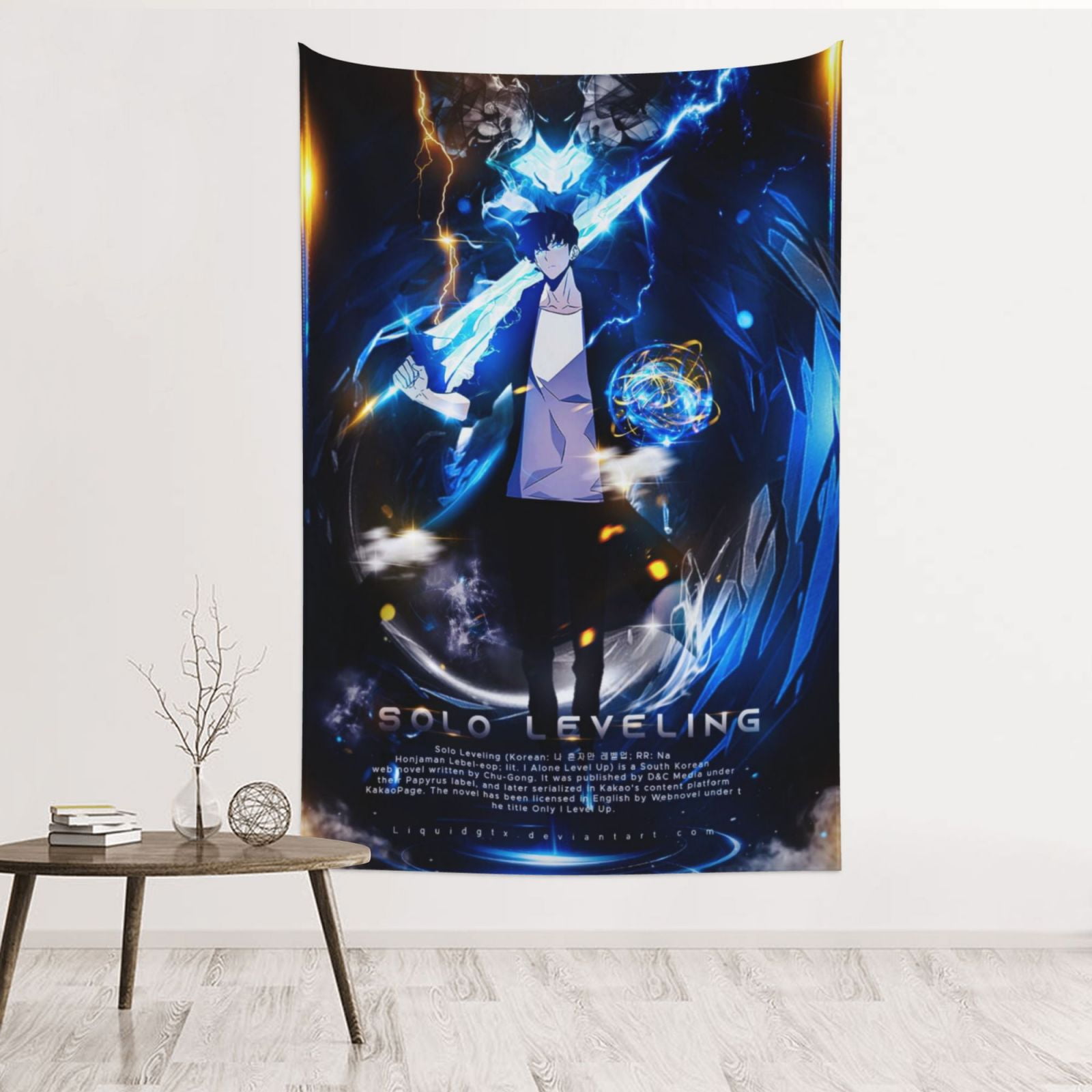 Solo Leveling Tapestry Wall Hanging Home Decoration Wall Blanket ...