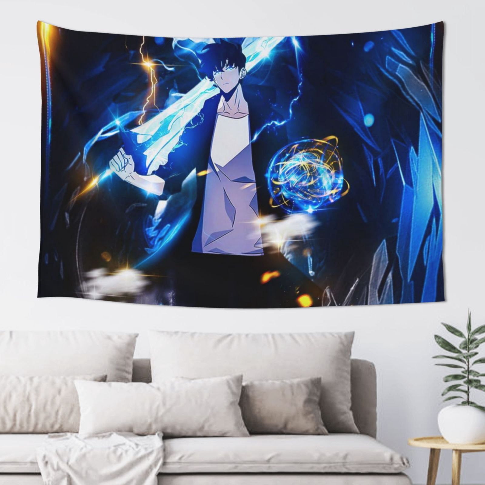 Solo Leveling Tapestry Wall Hanging Home Decoration Wall Blanket ...