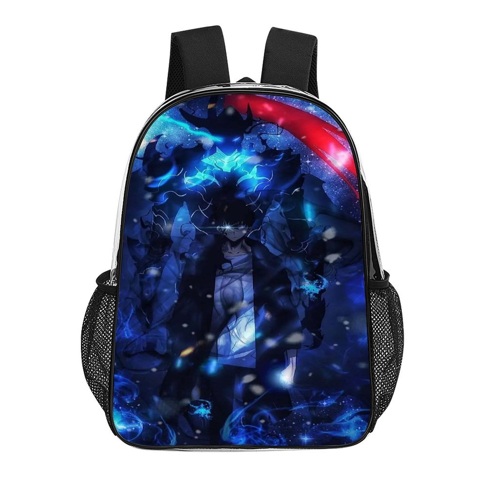Solo Leveling Transparent Bag Backpack 17 Inch Mesh Shoulder Bags ...
