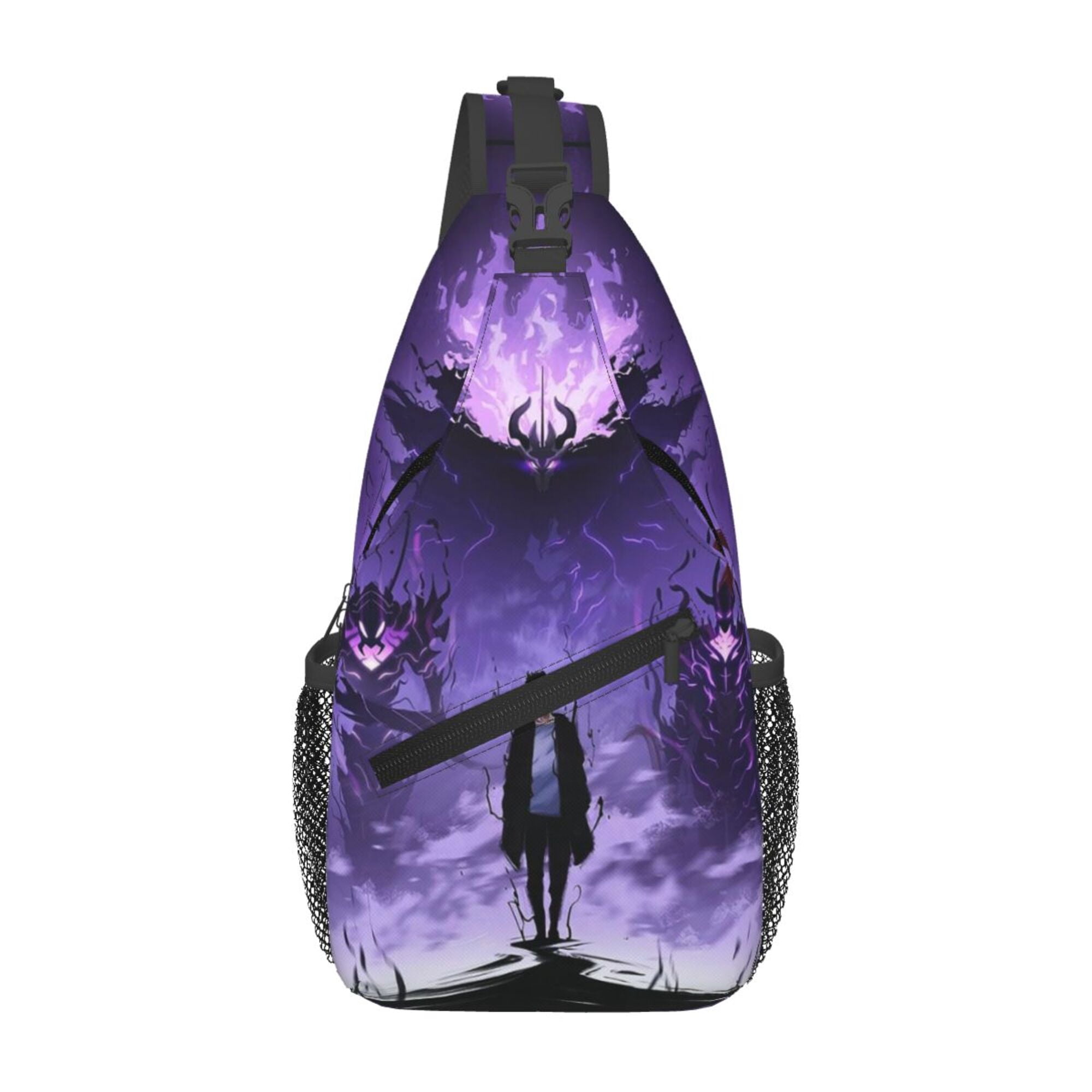 Solo Leveling Unisex Crossbody Shoulder Bag Backpack Sling Cross Chest ...