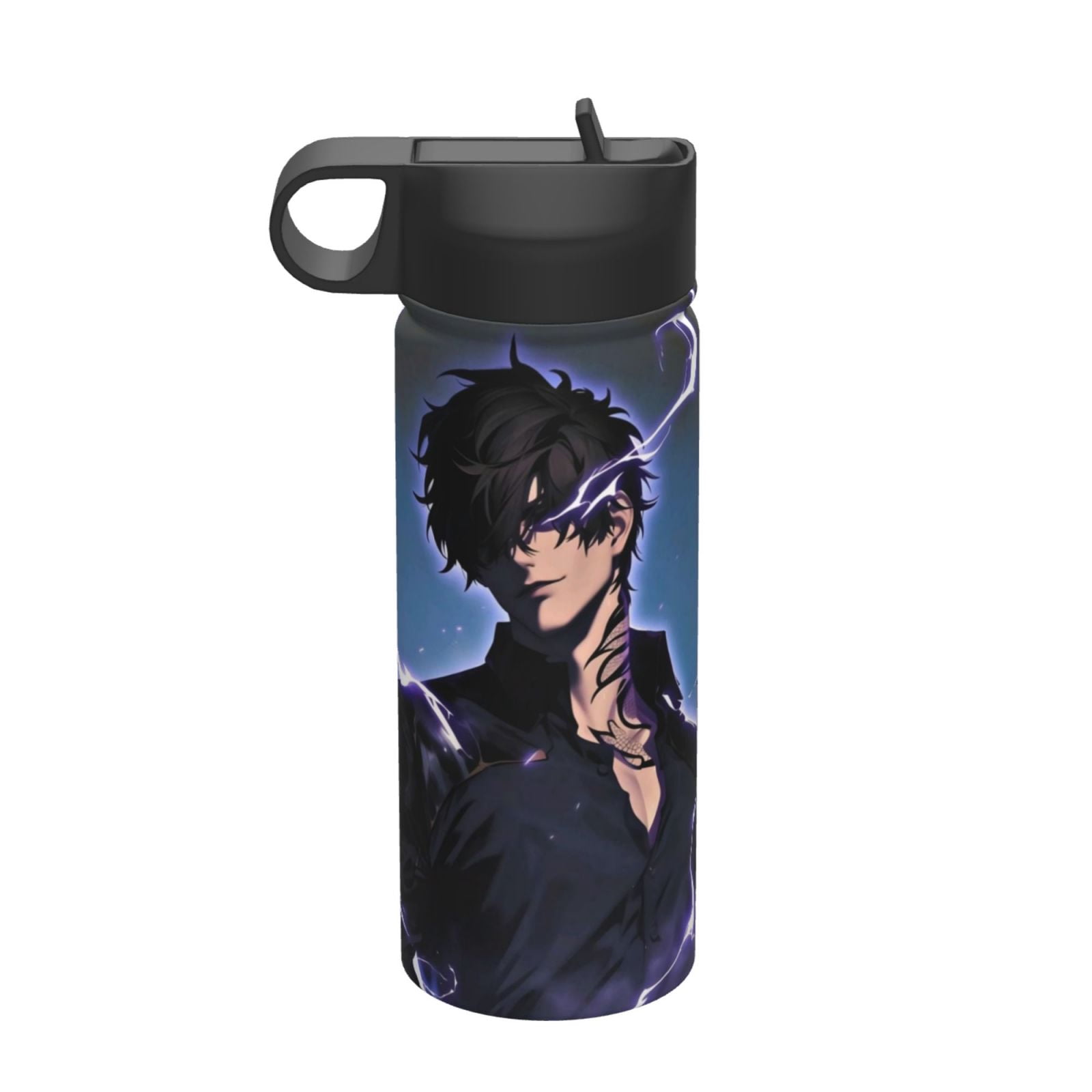 Solo Leveling Water Bottle, Cute Pattern Stainless Steel Vacuum ...