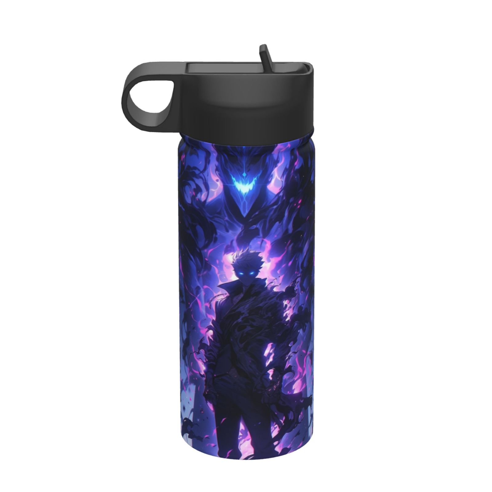 Solo Leveling Water Bottle, Cute Pattern Stainless Steel Vacuum ...