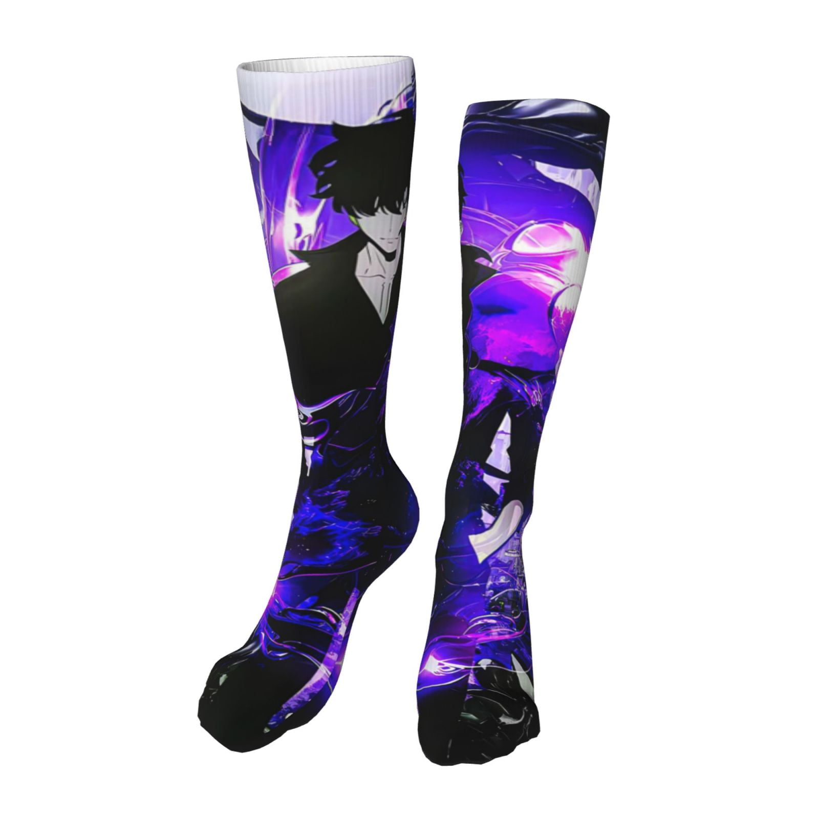 Solo Leveling Womens Knee High Socks Casual Long Stockings 20 Inches ...