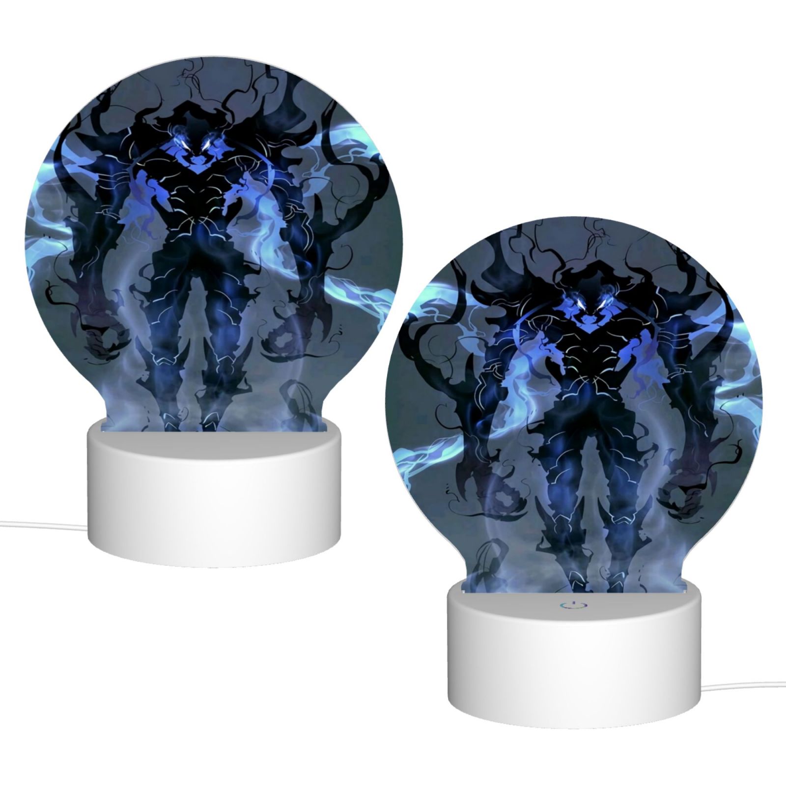 Solo Leveling anime round acrylic night light is suitable for rooms ...
