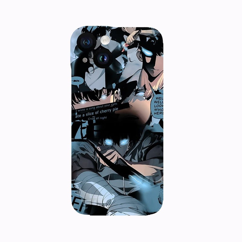 Solo Leveling iPhone Case Sung Jinwoo Igris Compatible with iPhone 16 ...