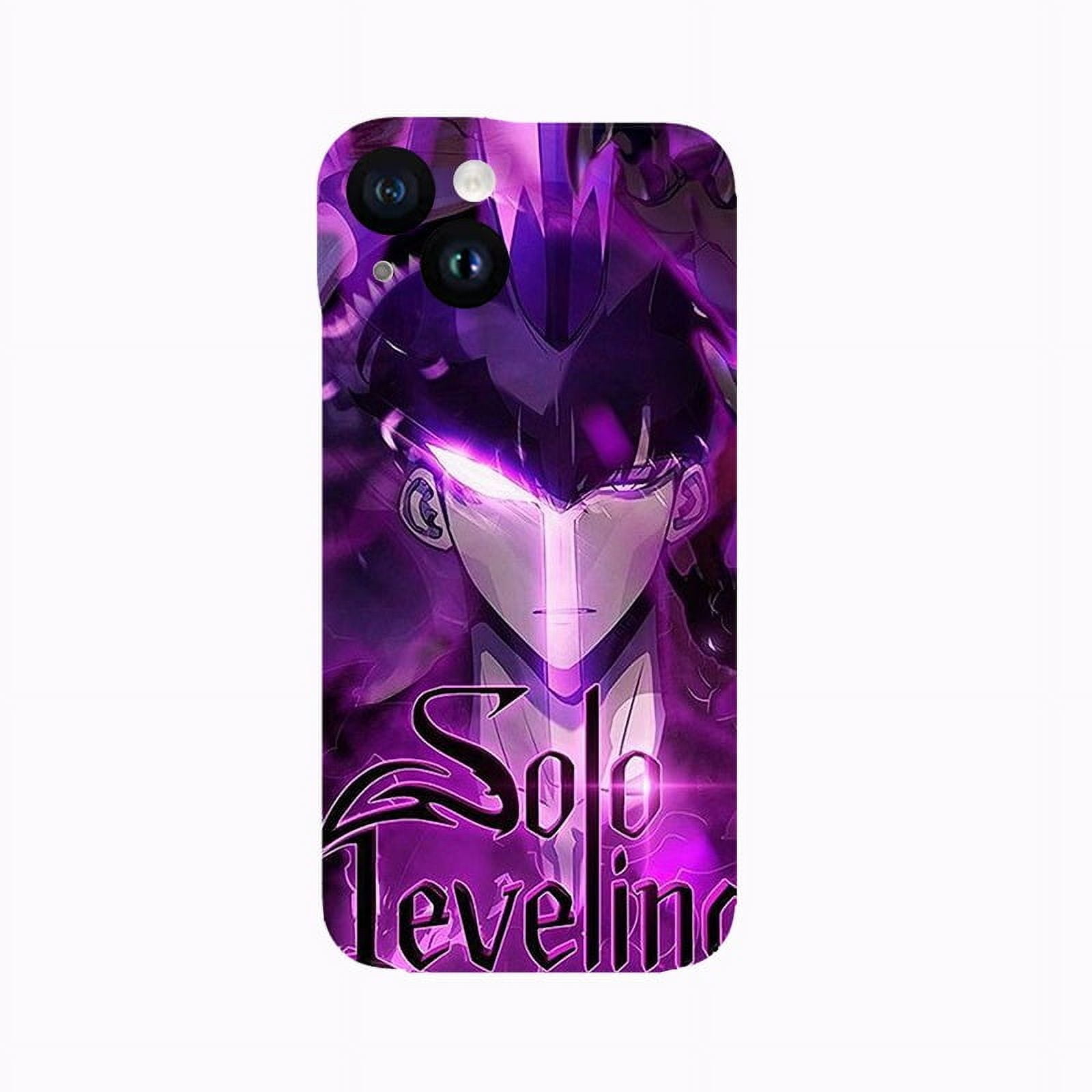 Solo Leveling iPhone Case Sung Jinwoo Igris Compatible with iPhone 16/15/14/13/12/11/X/8/7 Multi ...