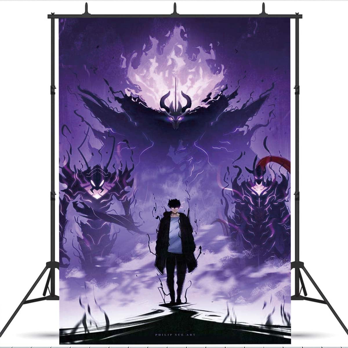 Solo Leveling school Backdrop Taspestry Wall Decor Banner Party ...