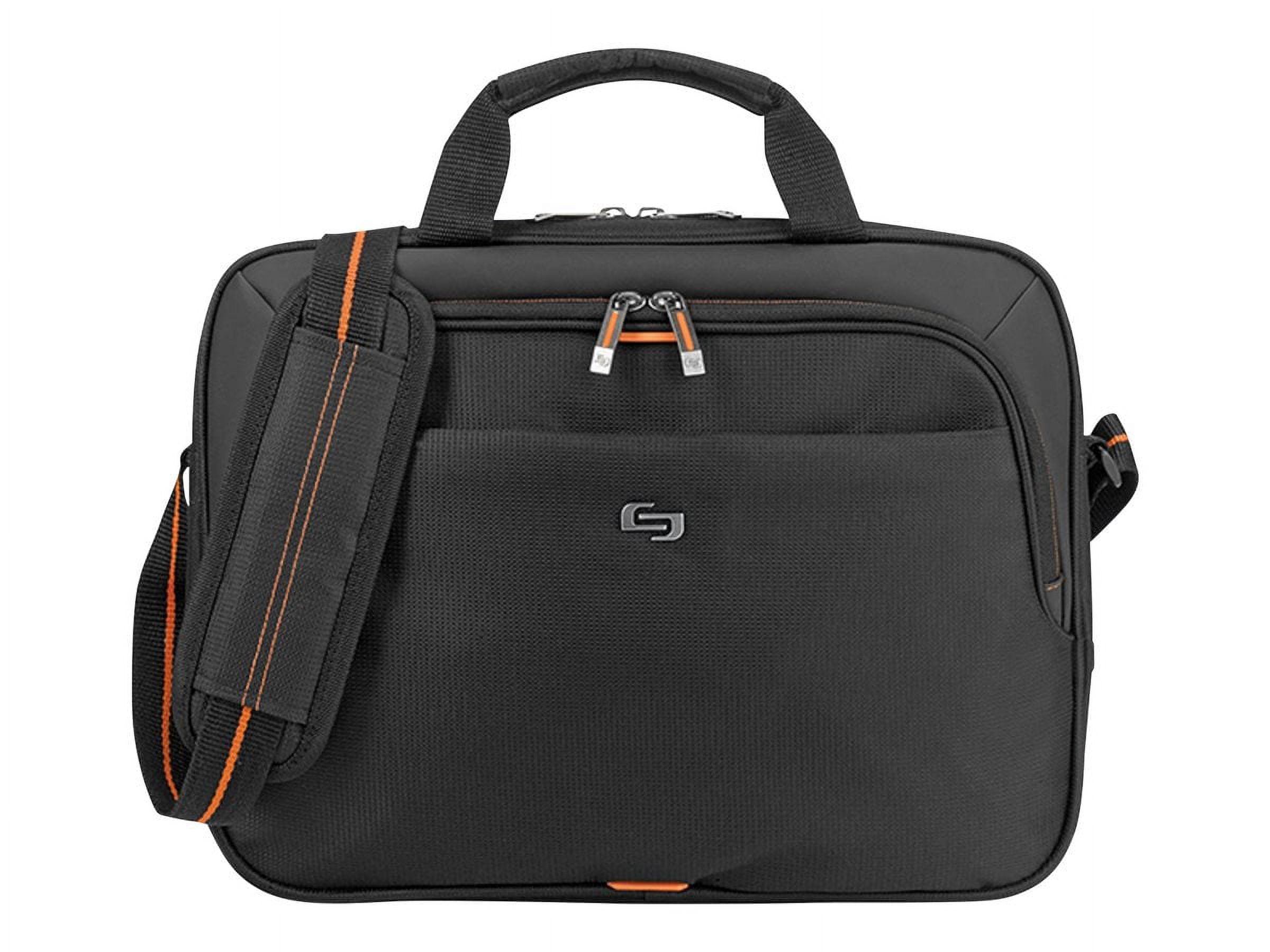 Solo New York Ace Slim Briefcase, Black, Polyester - Walmart.com