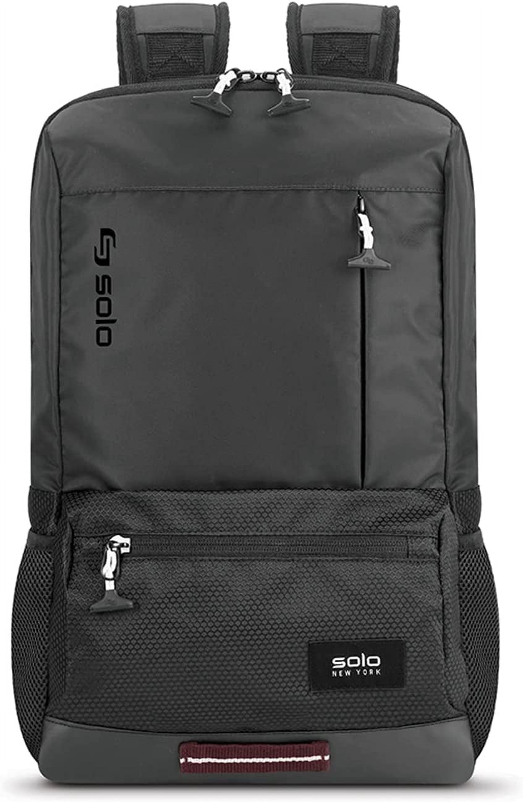 Solo New York Draft Slim Backpack, Black - Walmart.com