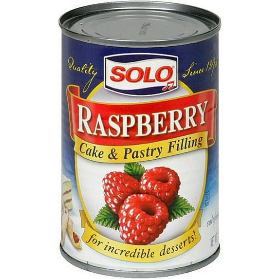 Solo Raspberry Pie Fruit Pastry Filling, 12 oz (Pack of 6) - Walmart.com