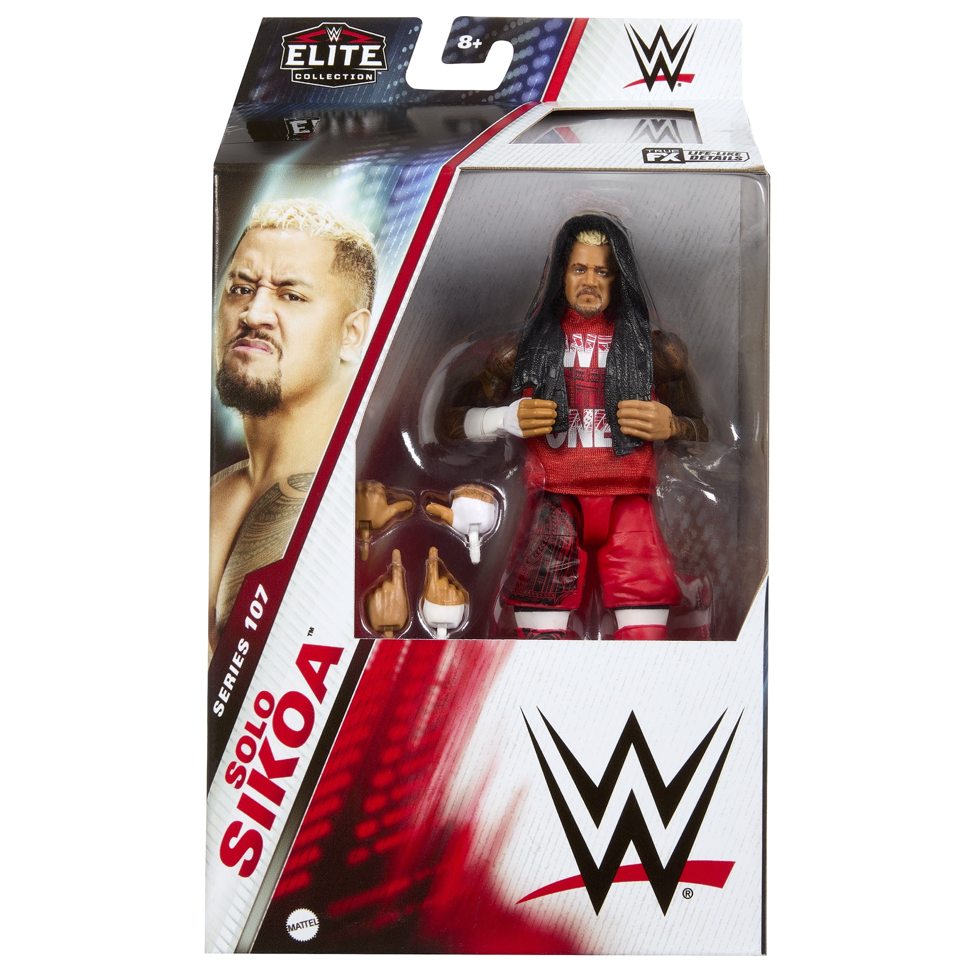 Solo Sikoa - WWE Elite 107 Mattel Toy Action Figure, Tribal Enforcer ...