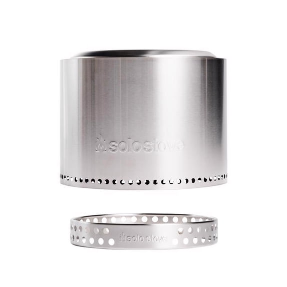 Solo Stove Bonfire 2.0, 19.5 in. Stainless Steel Round Wood Fire Pit ...