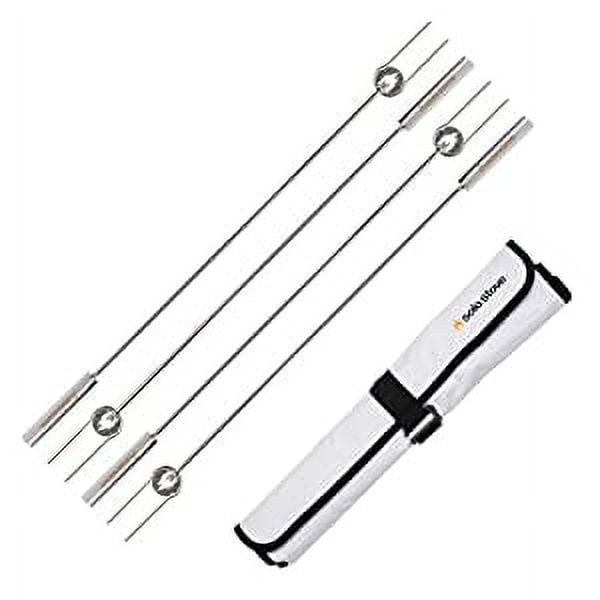 Solo Stove Bonfire Fire Pit Sticks, 4 Piece Set, Stainless Steel ...