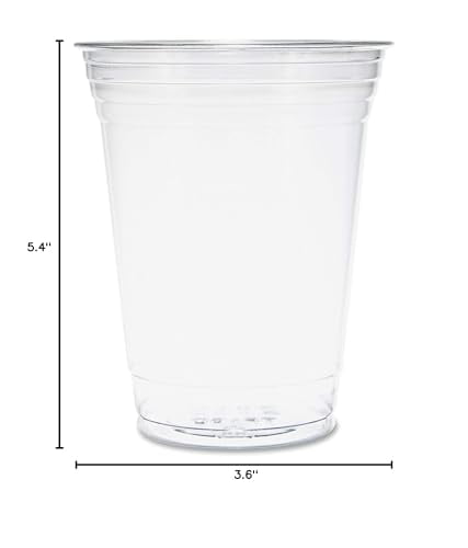 Solo Ultra Clear 16 Oz Plastic Cold Cup, TP16D (1,000 Count) - Walmart.com