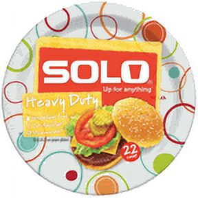 Solo Up for Anything Any Day Plates, 10 In. 22 Ct Designs Vary (Pack of ...