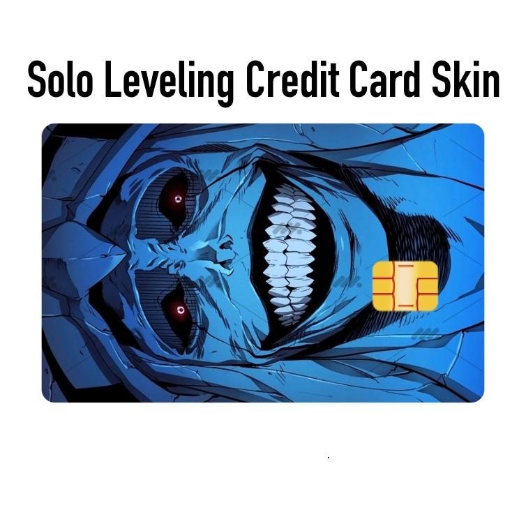 Solo leveling anime Inspired style credit card skin sticker for debit ...