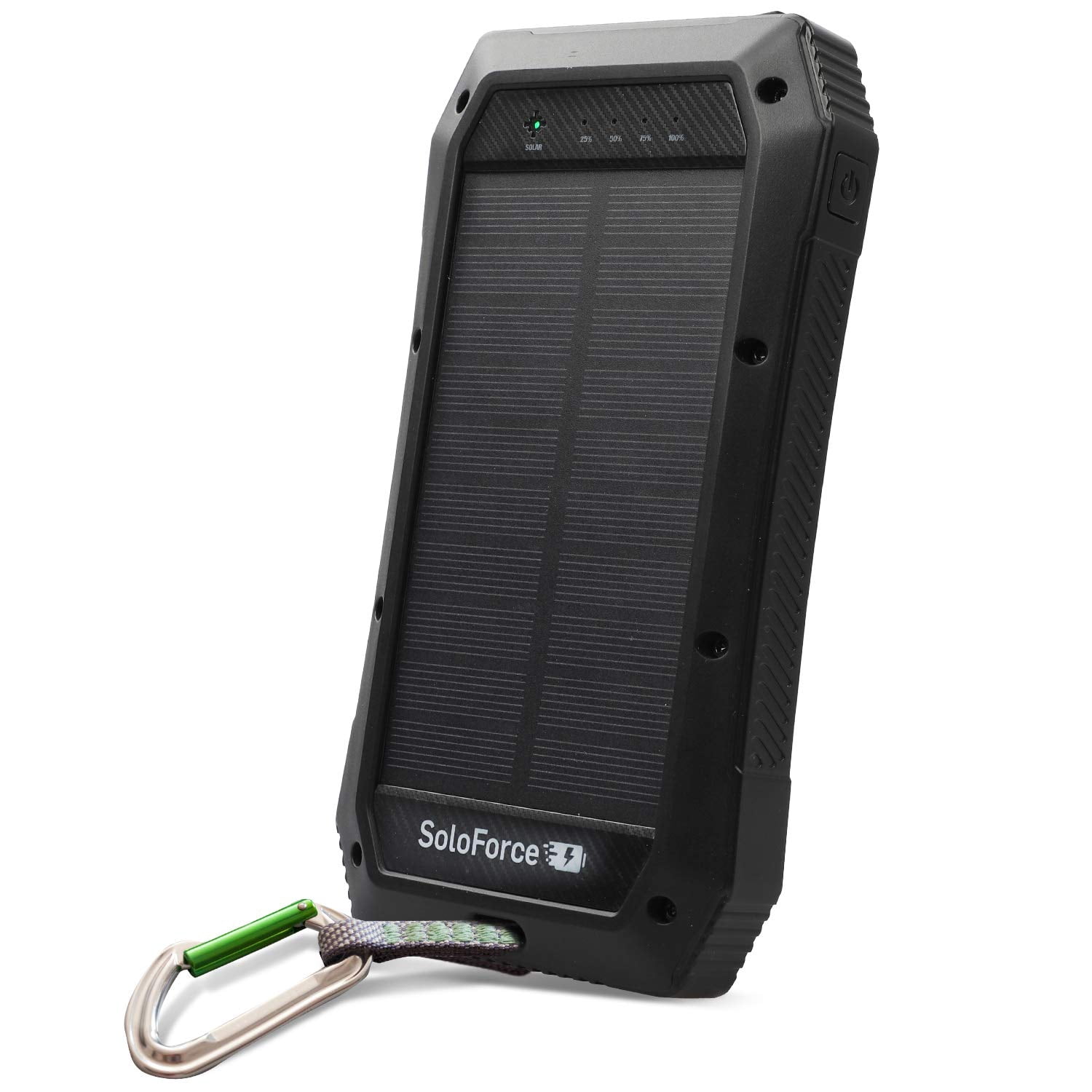 SoloForce Solar Power Bank - 2000mAh Wireless Portable Charger iPhone ...