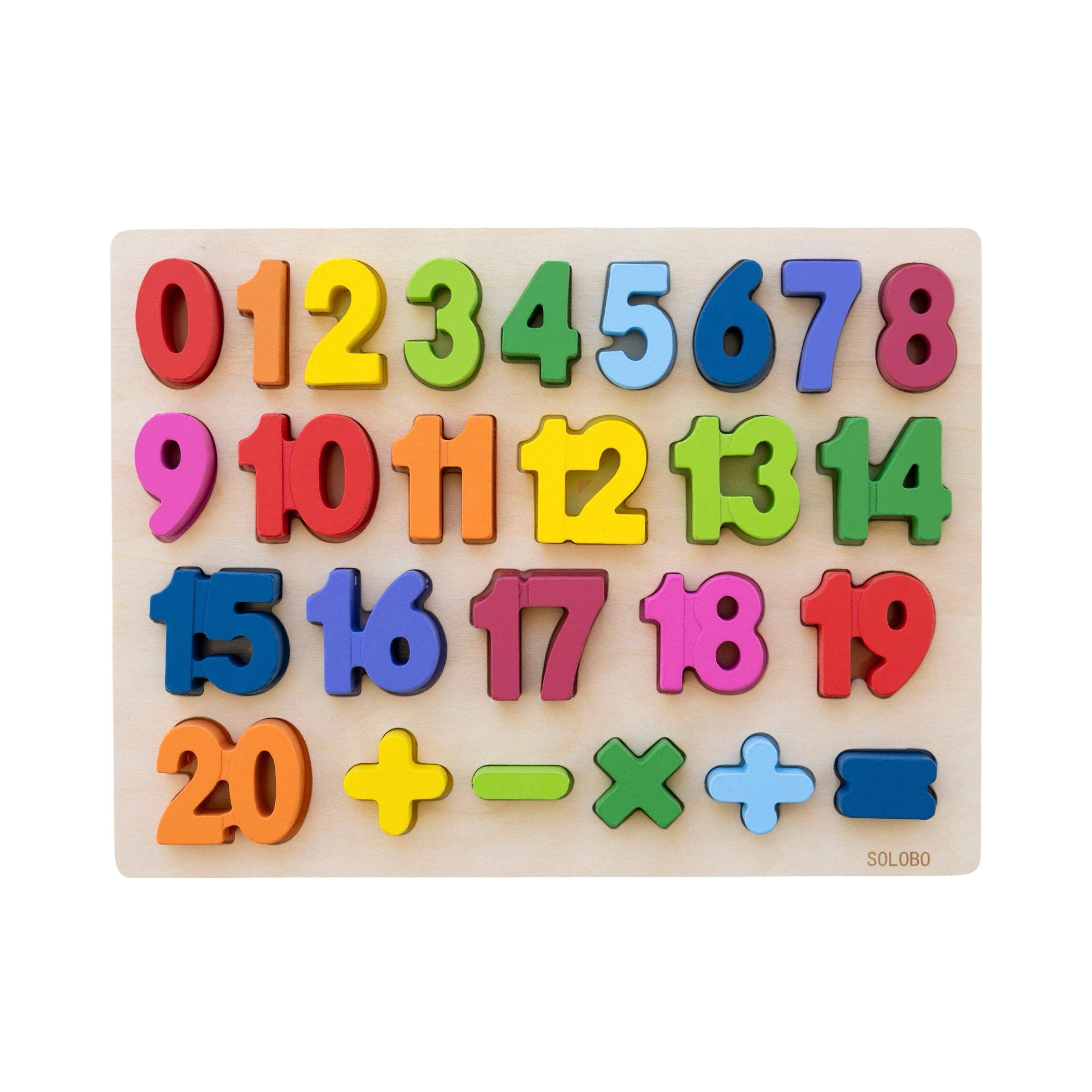 Solobo Numbers 0-20 Puzzle, Educational Puzzle for Toddlers - Walmart.com