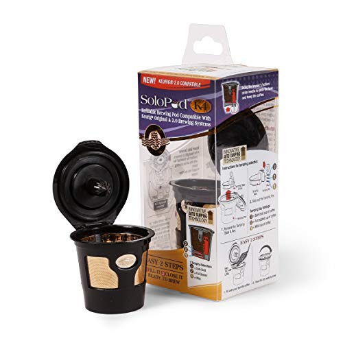 Solofill 10728-01-BLACK K4 Gold Refillable Brewing Pod, Black - Walmart.com