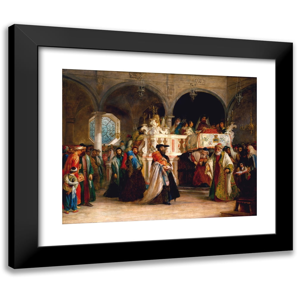Solomon Alexander Hart 18x15 Black Modern Framed Museum Art Print ...