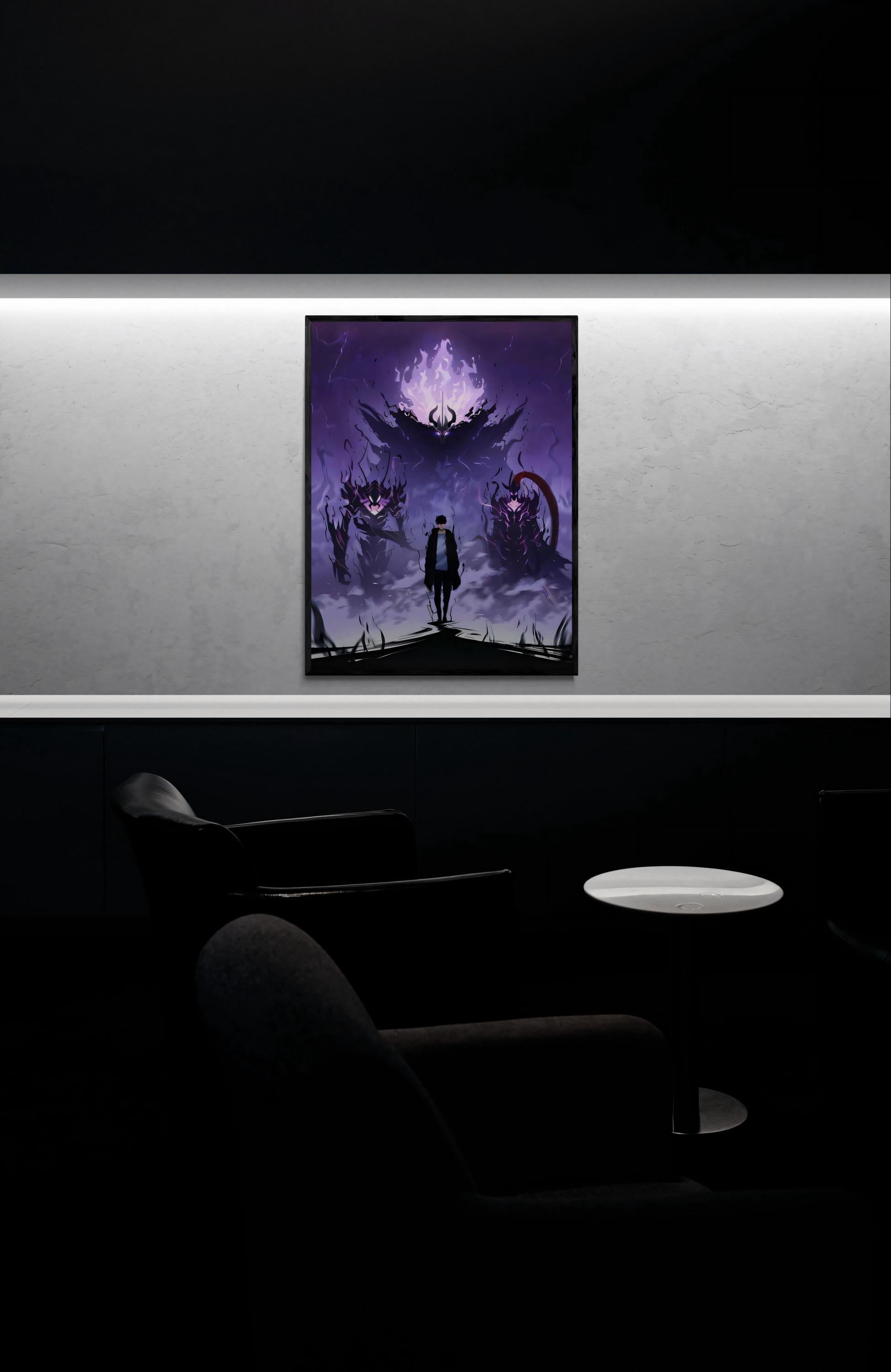 Solop Leveling Anime Wall Art, Manga Poster & Canvas, Modern Room ...