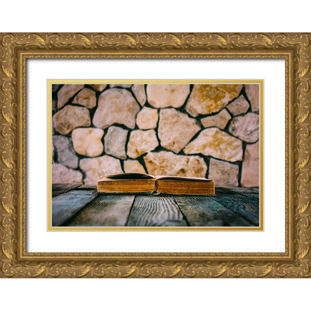 Solovie, Andre 32x23 Gold Ornate Wood Framed with Double Matting Museum ...