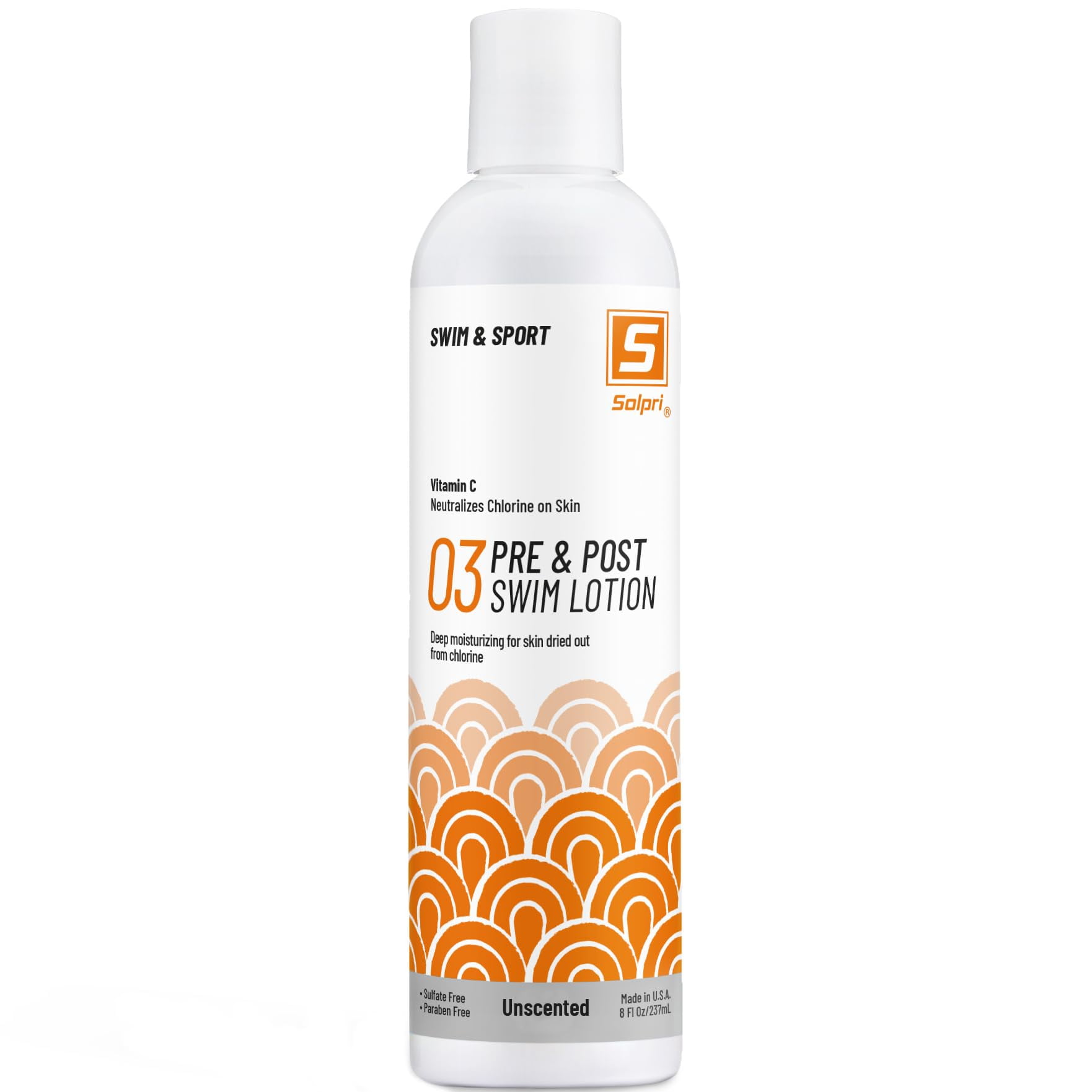 Solpri Pre and After SBF3 Swim Lotion with Vitamin C 8 Fl Oz - Pre Swim ...