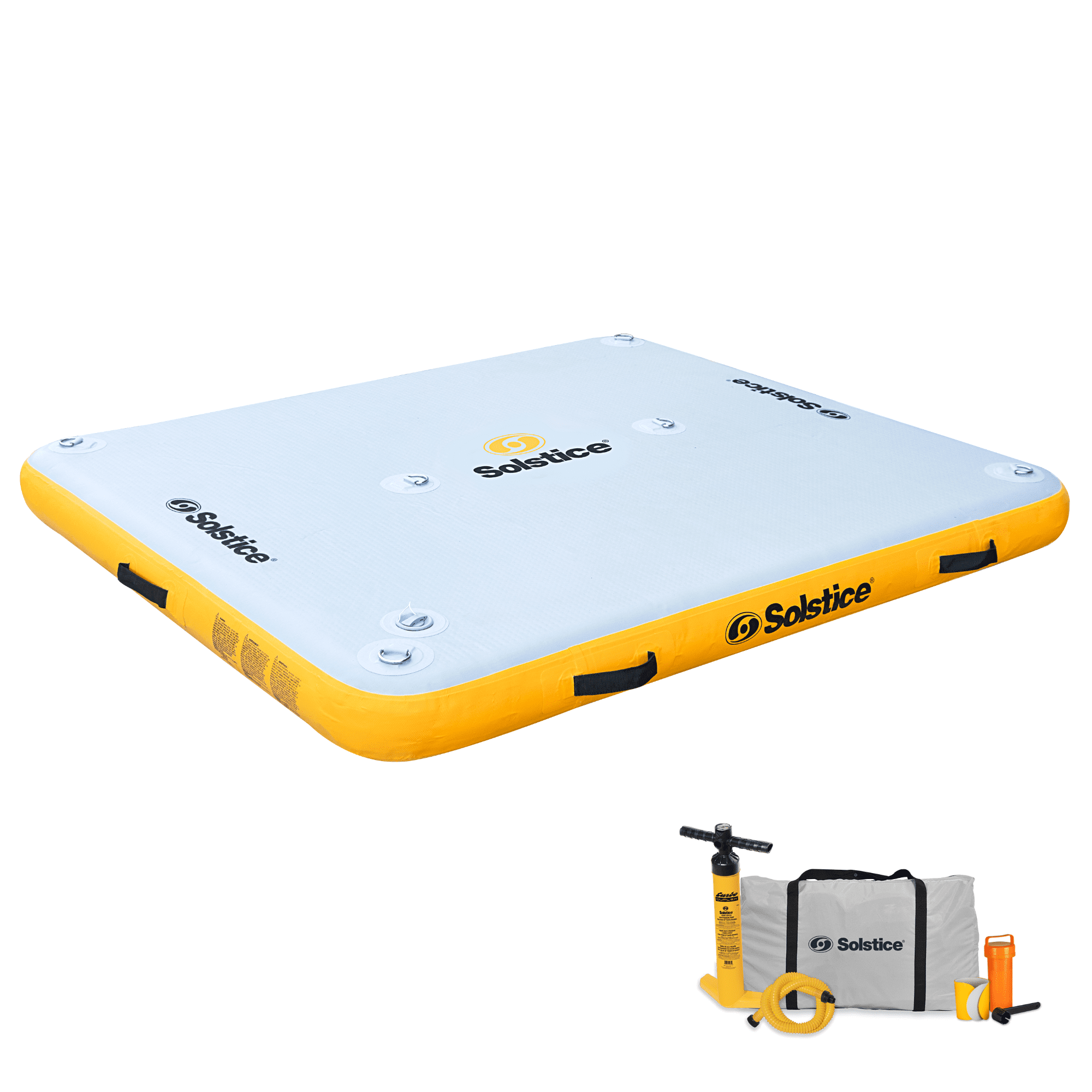 Solstice Heavy Duty Inflatable Floating Dock Rafting Platform for ...