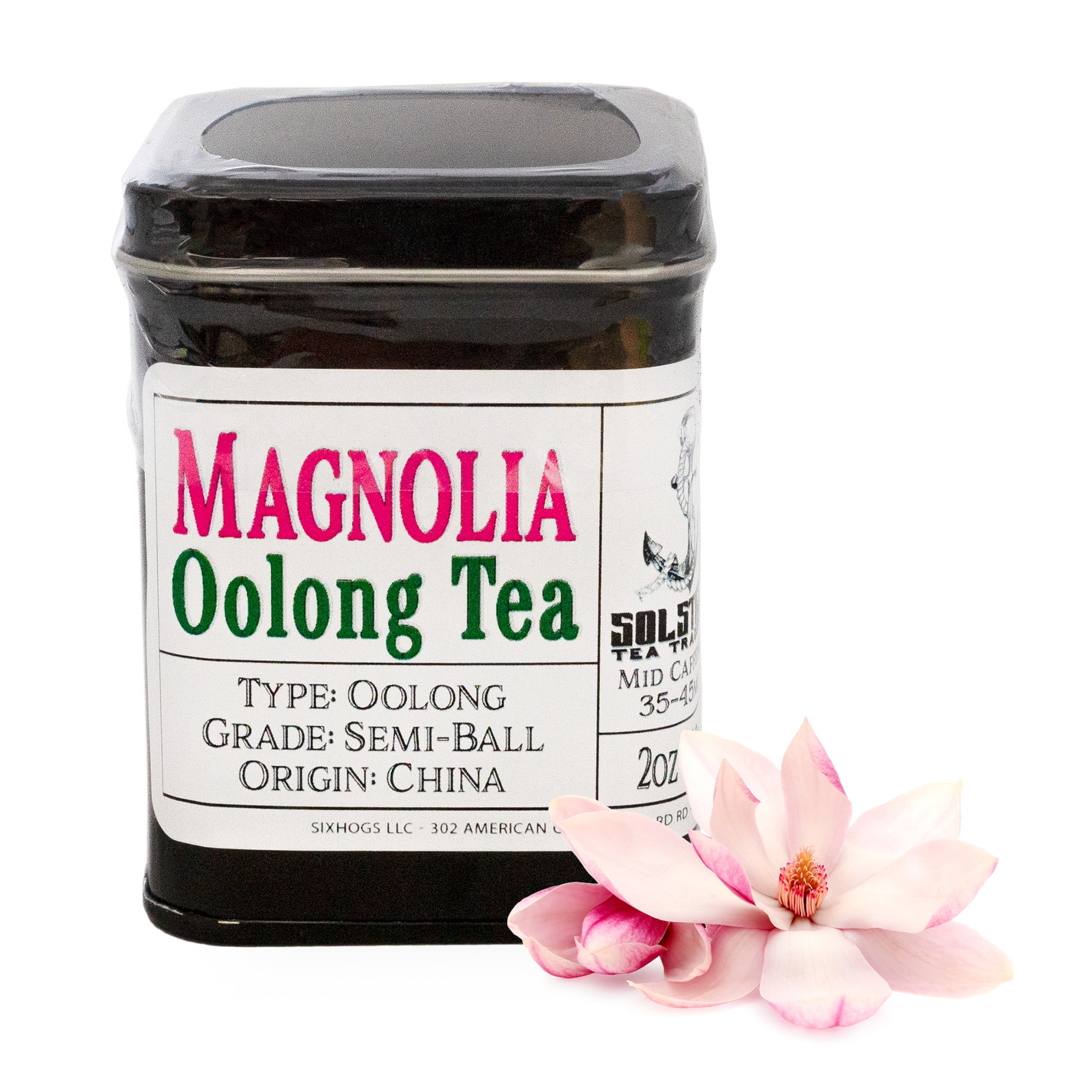 Solstice Tea Traders Magnolia Oolong Loose Leaf Tea; Floral-Scented ...