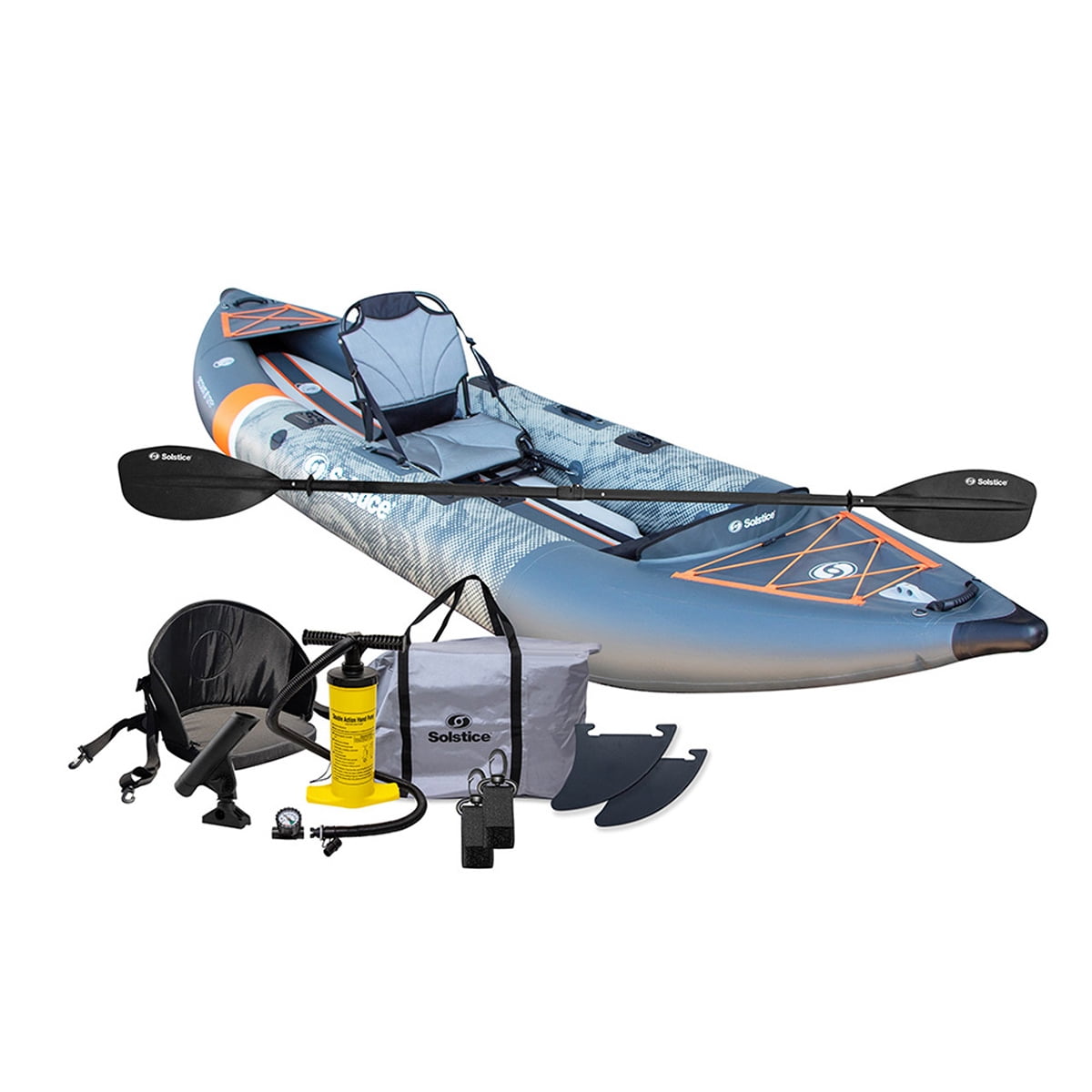 Solstice Scout Inflatable Fishing Kayak Kit - Walmart.com