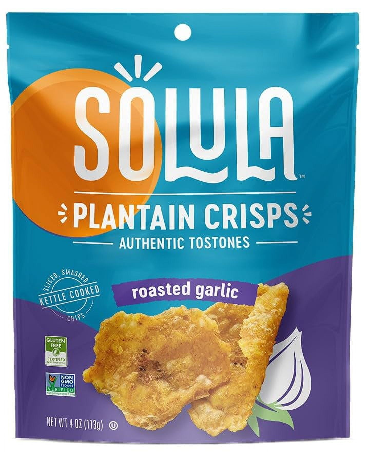 Solula Tostones Roasted Garlic 4 oz (Pack Of 12) - Walmart.com