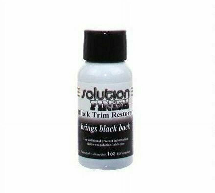 Solution Finish Automotive Restoration: Black Plastic and Vinyl Bumper ...