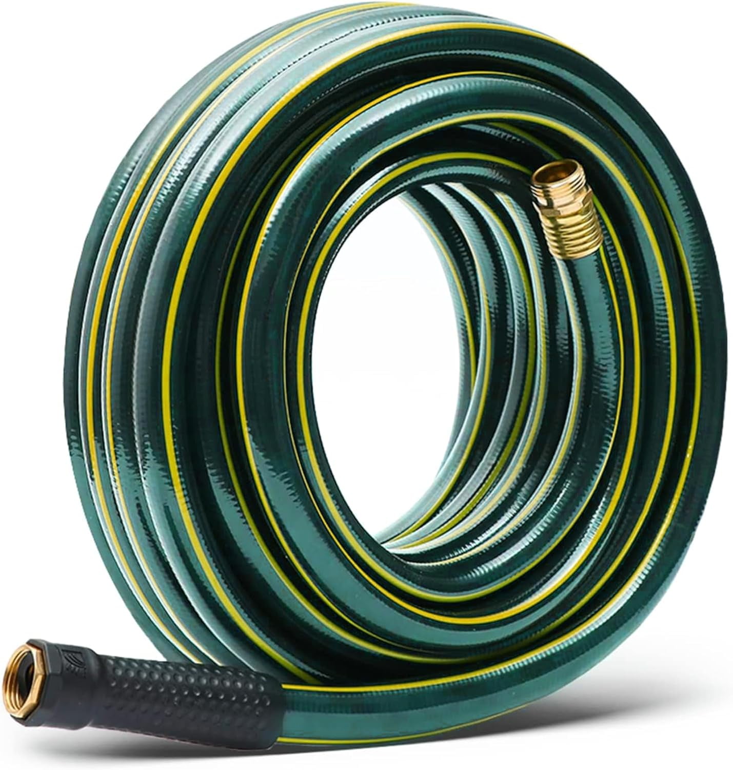 Solution4Patio Lead-in Green Garden Hose 5/8 in. x 25 ft. -Kink Free ...