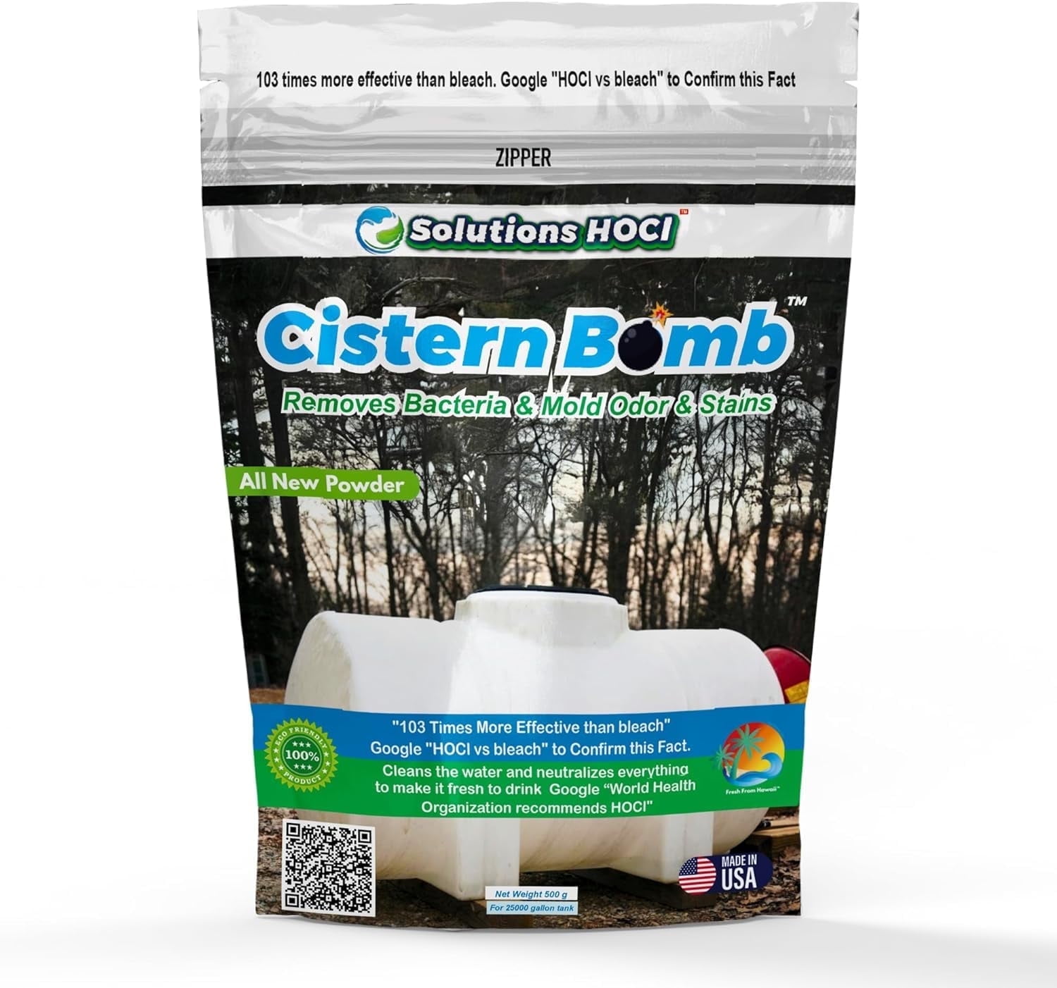 Solutions HOCL Power Clean with HOCL - Cistern Tank Cleaner Crystals ...