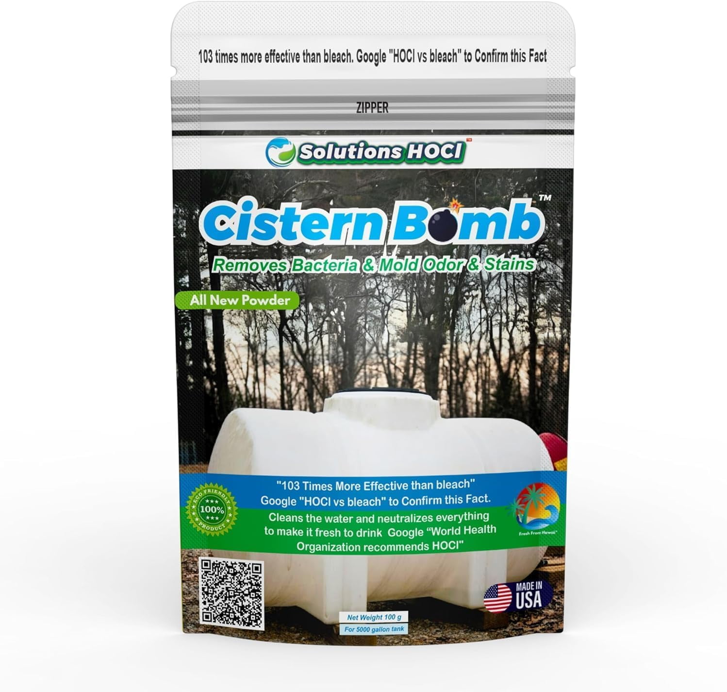 Solutions HOCL Power Clean with HOCL - Cistern Tank Cleaner Crystals ...