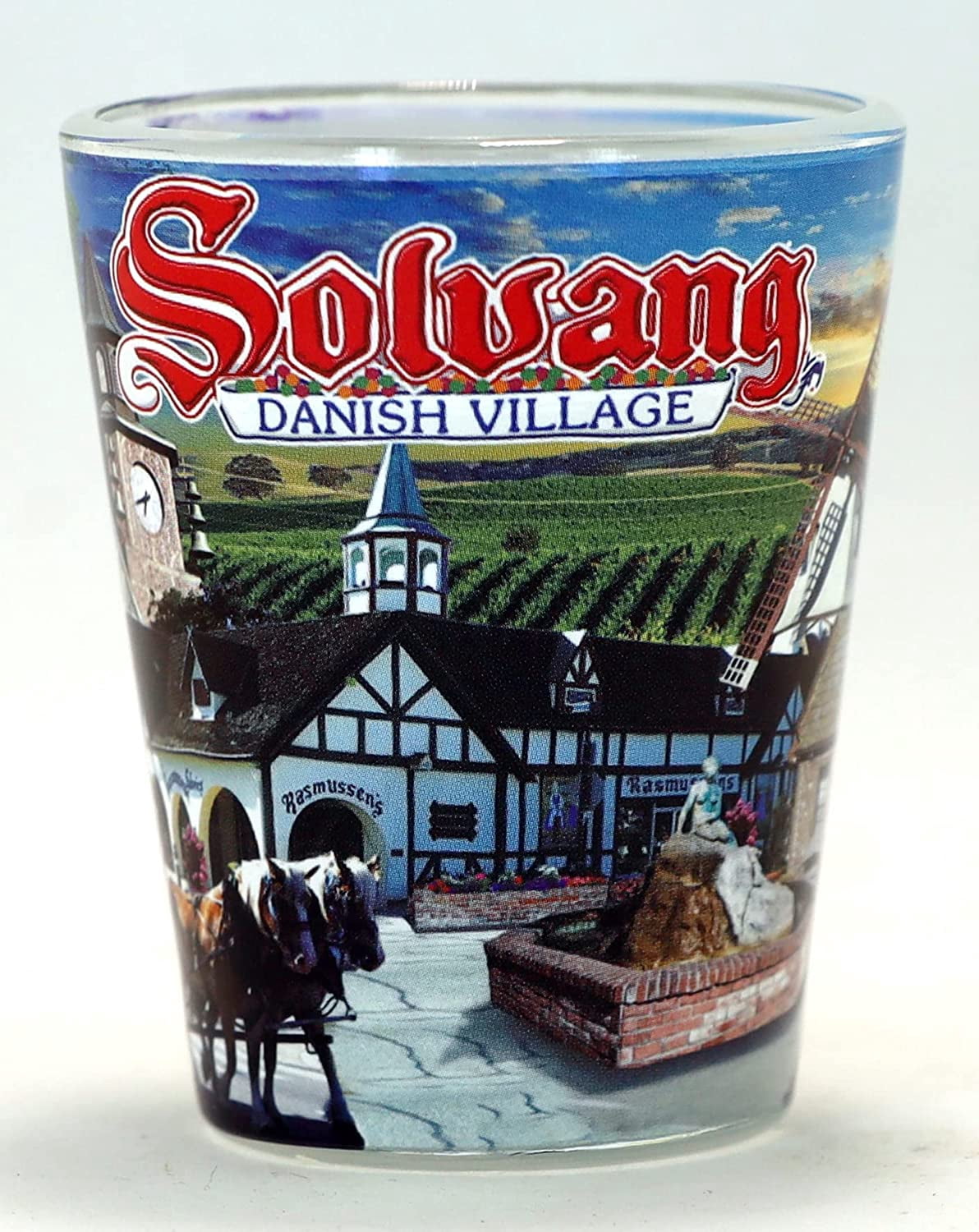 Solvang Danish Village California Photo Shot Glass - Walmart.com