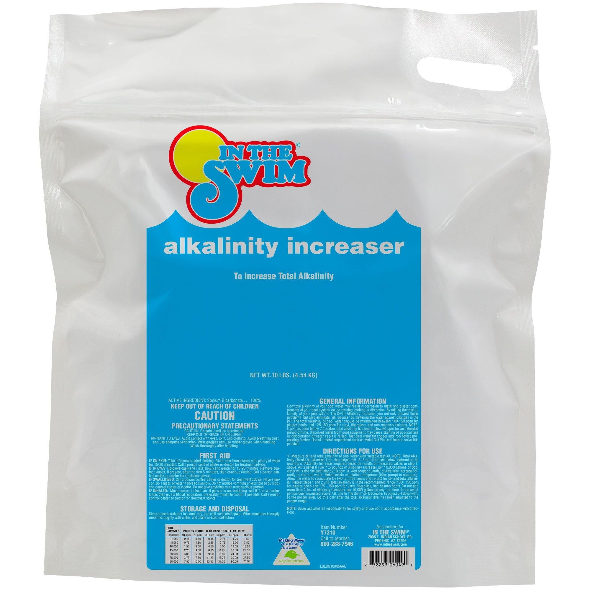 Solvay Bicar Sodium Carbonate Pool Alkalinity Increaser for Low pH ...