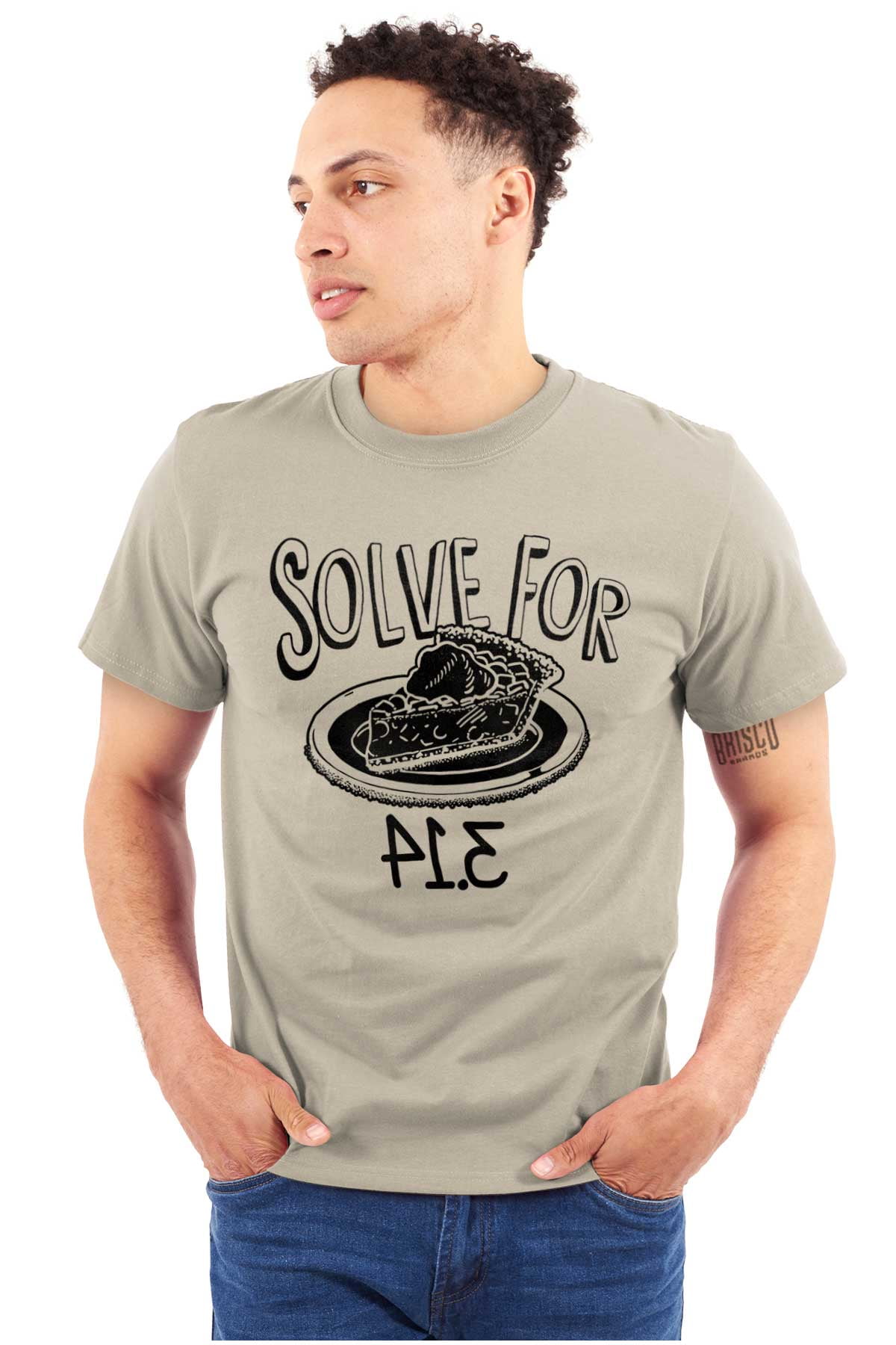 Solve Pi Math Geeky Nerdy Funny Smart Men's Graphic T Shirt Tees Brisco ...