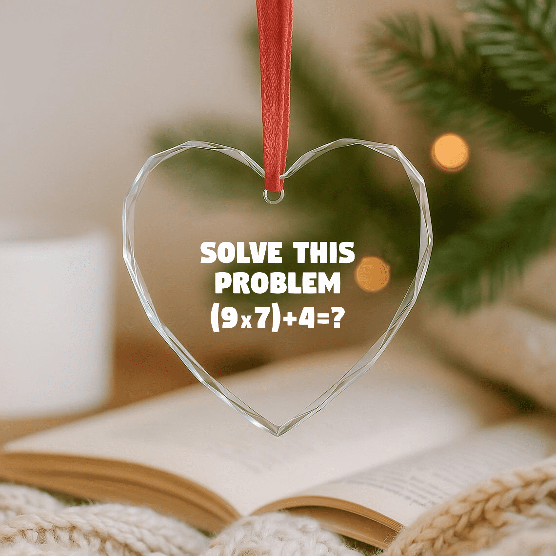 Solve This Problem 9X7 4 67 Elementary Math Teacher Ornament Home ...