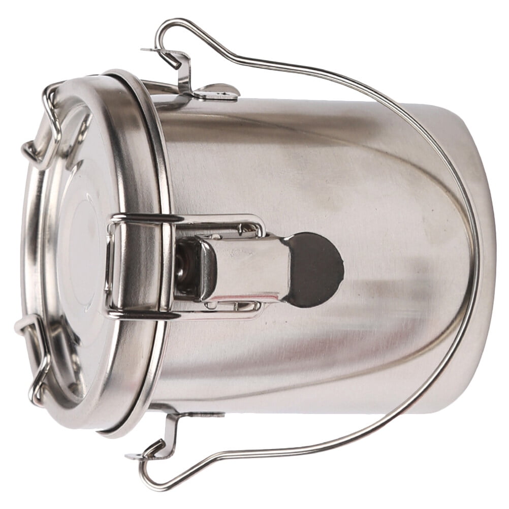 Solvent Tub and Lid Paint Cups Brush Washing Bucket 9X8cm Silver ...
