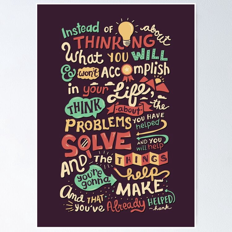 Solving Problems, Making Things UNFRAMED Poster, 18x24 - Walmart.com